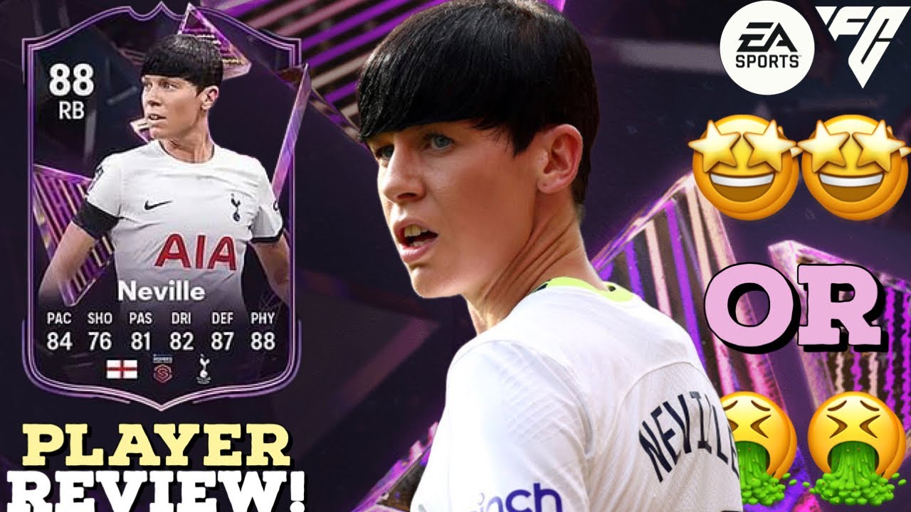 TRIPLE THREAT NEVILLE PLAYER REVIEW - EA FC 24 - YouTube