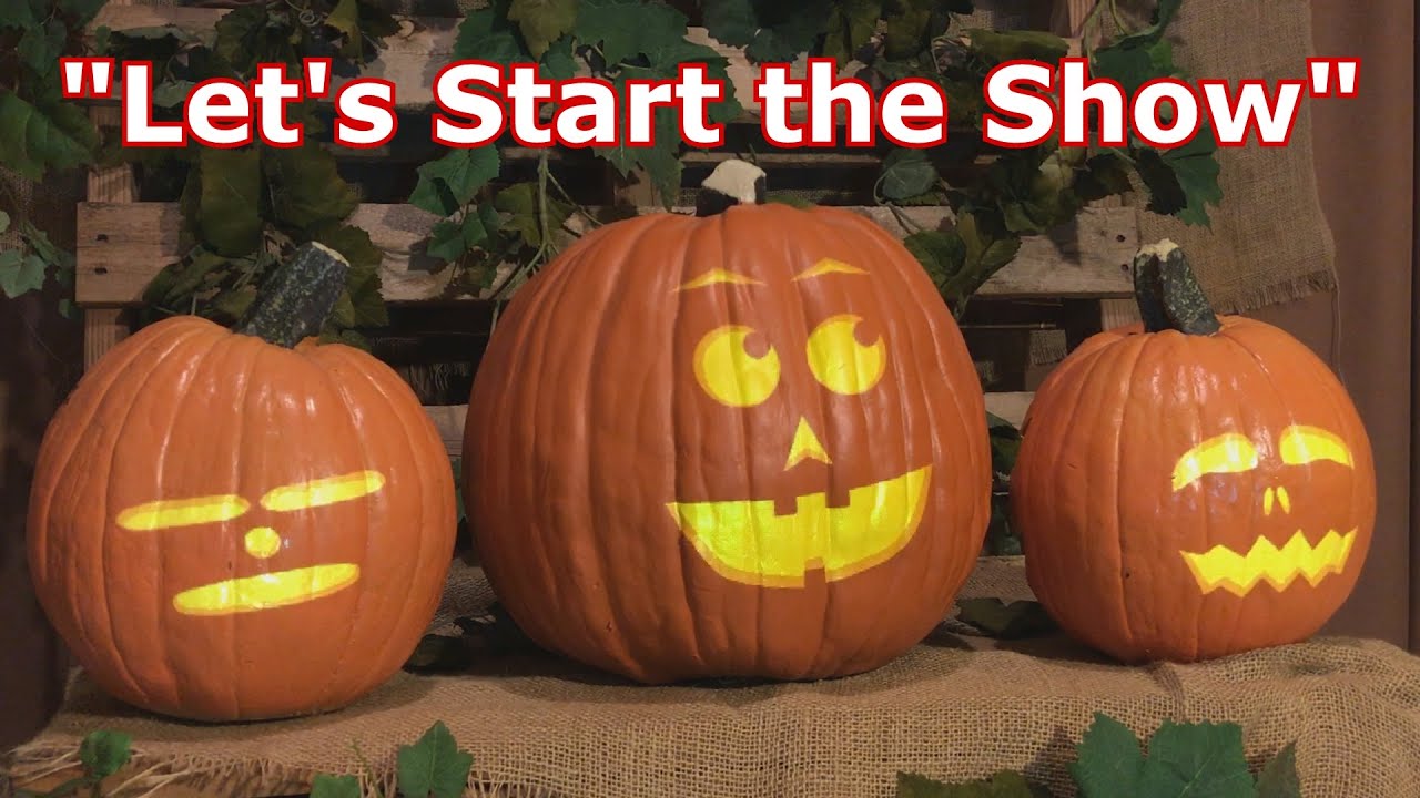 Let's Start the Show - Singing Pumpkins Effect Animation - YouTube
