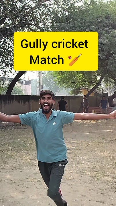 Gully cricket match 🏏😍.#cricket #gullycricket #shorts #ytshorts - YouTube