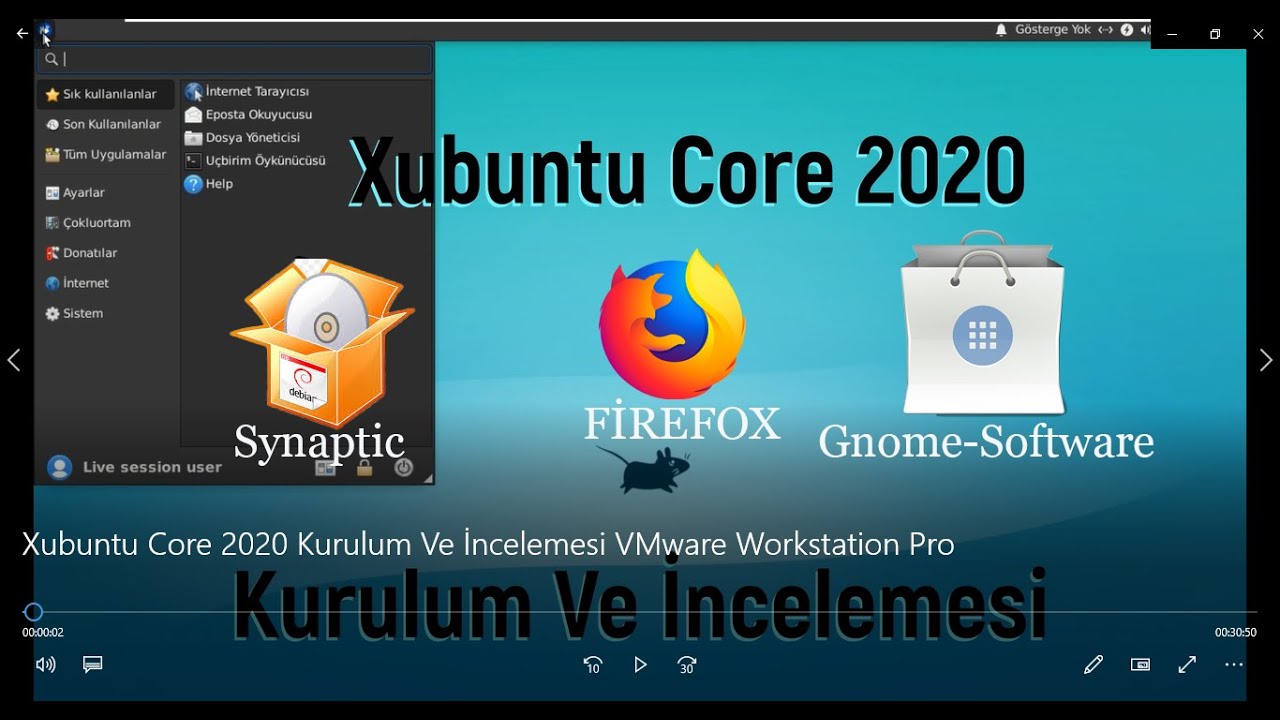 Xubuntu Core 2020 Kurulum Ve İncelemesi / VMware Workstation Pro(🟢 ...