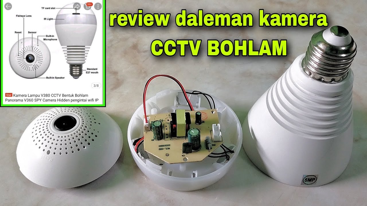 Review Daleman Mesin CCTV Bohlam - YouTube