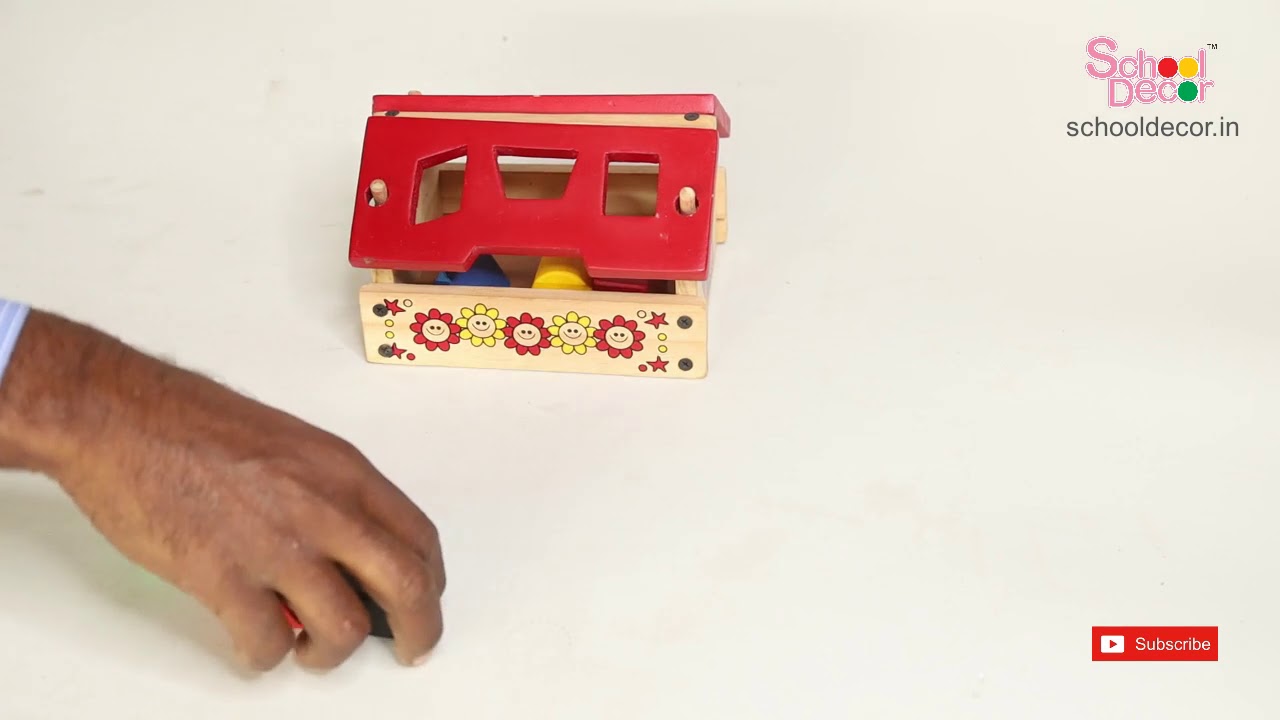 Wooden Shape Shorter Hut || Shape Shorter Toy || Age Group 2-4 - YouTube