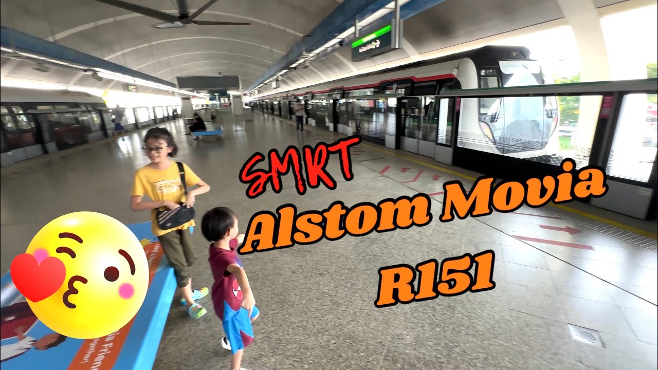 Alstom Movia R151 train ride SMRT - YouTube
