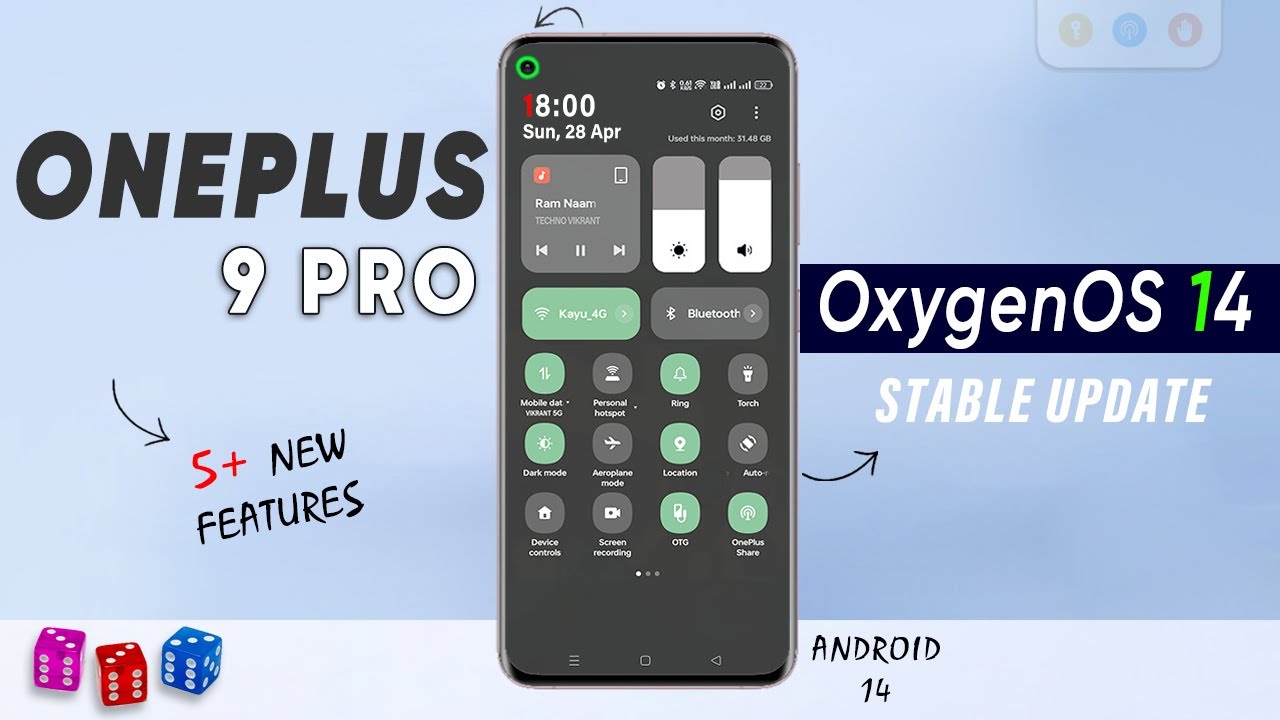 OnePlus 9 Pro New Update | OxygenOS 14 Full Review | OnePlus 9RT New Features | Android 14 ...