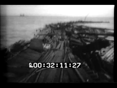 SCENES OF DAMAGE CAUSED BY AMMUNITION EXPLOSION, PORT CHICAGO, CALIF ...
