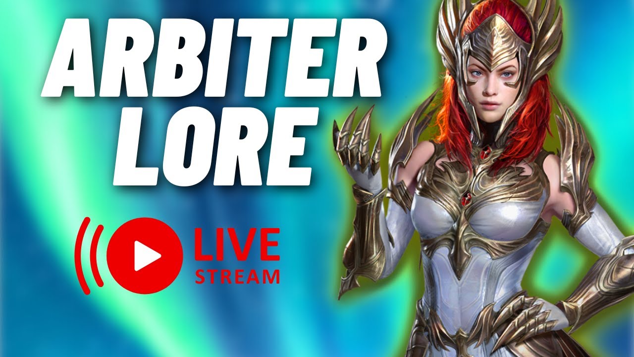LIVE: The Arbiter [LORE] • RAID Shadow Legends - YouTube