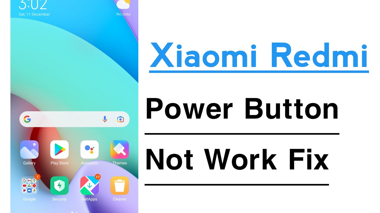 Xiaomi Redmi Power Button Not Working Problem Solve | Power Button ...