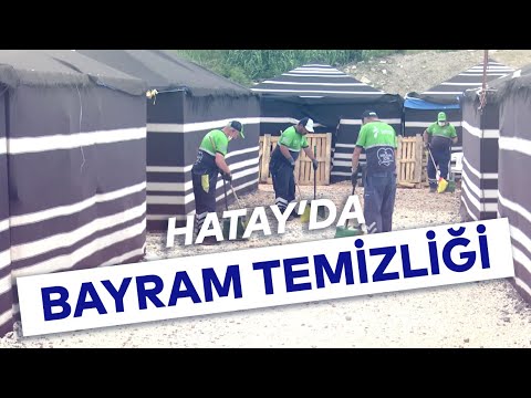 İBB HATAY'DA BAYRAM TEMİZLİĞİ YAPTI