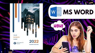 Creative Magazine Cover Page design in Microsoft Word (... | Doovi