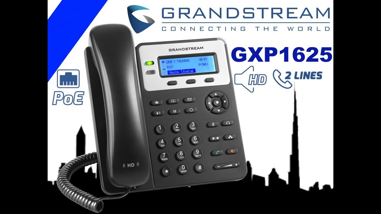 Grandstream GXP1625 VoIP Phone Dubai - IP Telephone for Business - YouTube Grandstream GXP1625 VoIP Phone Dubai - IP Telephone for Business - YouTube