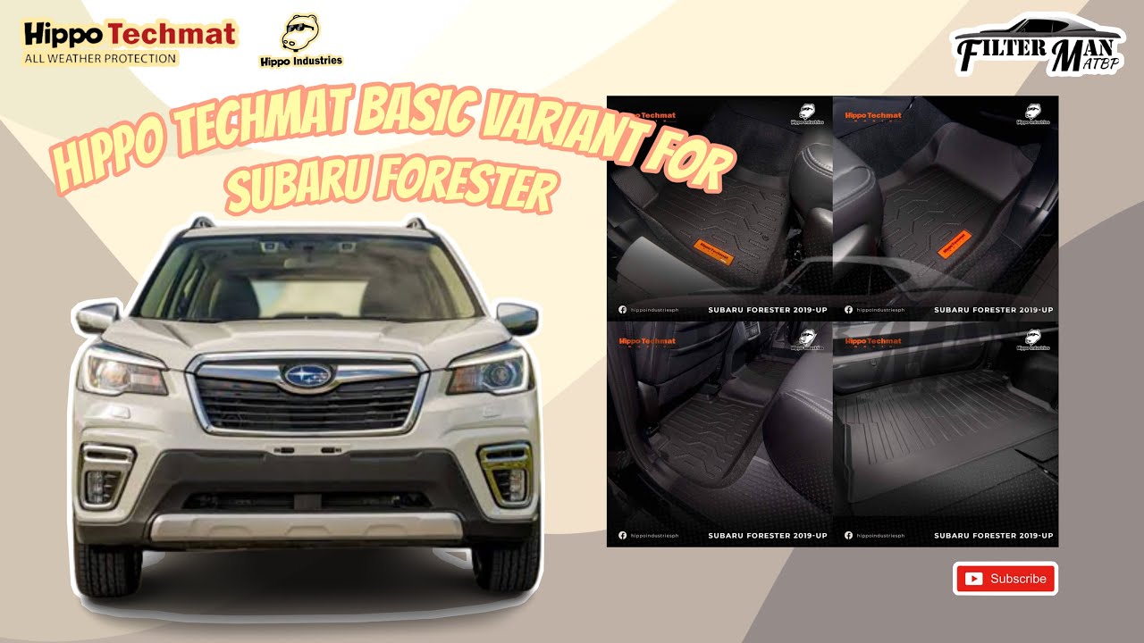 HIPPO TECHMAT BASIC VARIANT FOR SUBARU FORESTER - YouTube