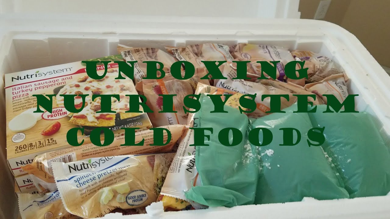 Unboxing Nutrisystem Cold Foods || Uniquely Yours - YouTube