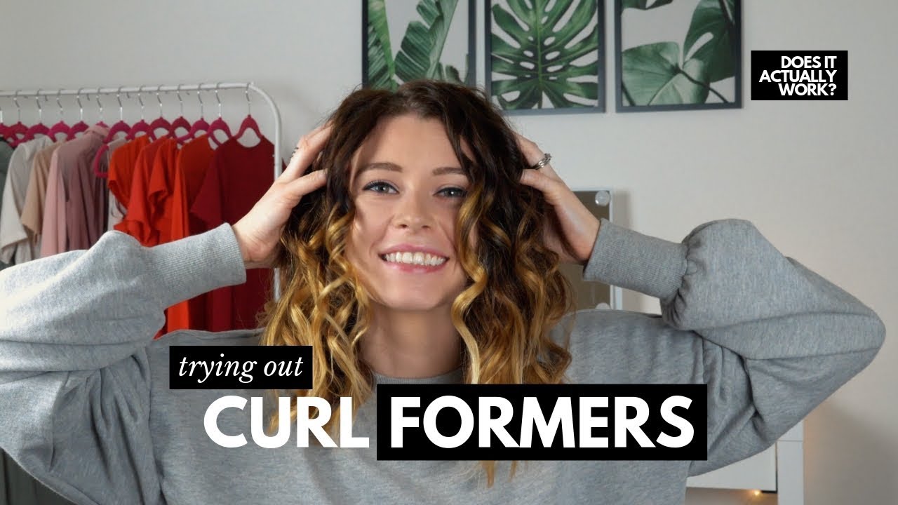 Heatless Curls Hair Tutorial Curl Formers Youtube