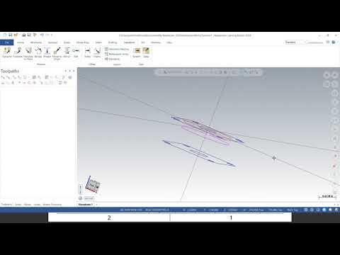 Creating and Translating a Wireframe in MasterCAM - YouTube