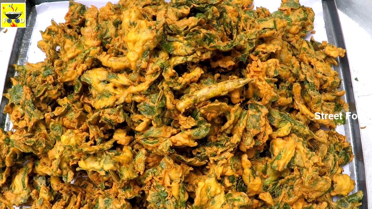 Palak Pakoda - पालक - पकौड़ा - Palakura Pakodi | Spicy And Tasty ...