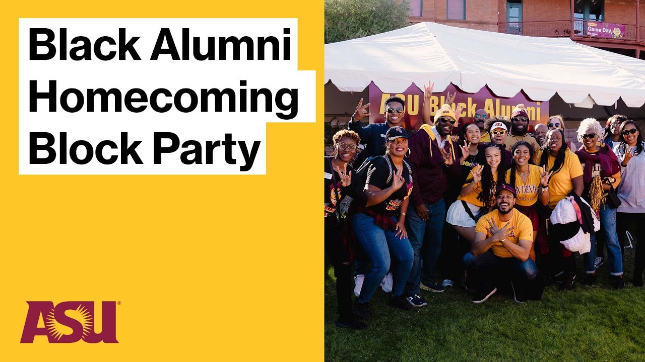 Black Alumni Homecoming Block Party - YouTube