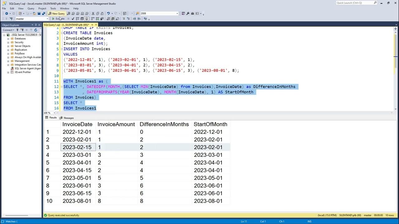 Practice Activity - Creating a rolling total over the last 3 months in ...