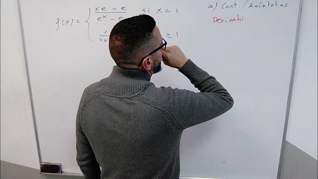 Análisis de funciones (2 BACH) Examen Modelo 2023 Madrid EVAU (1) - YouTube