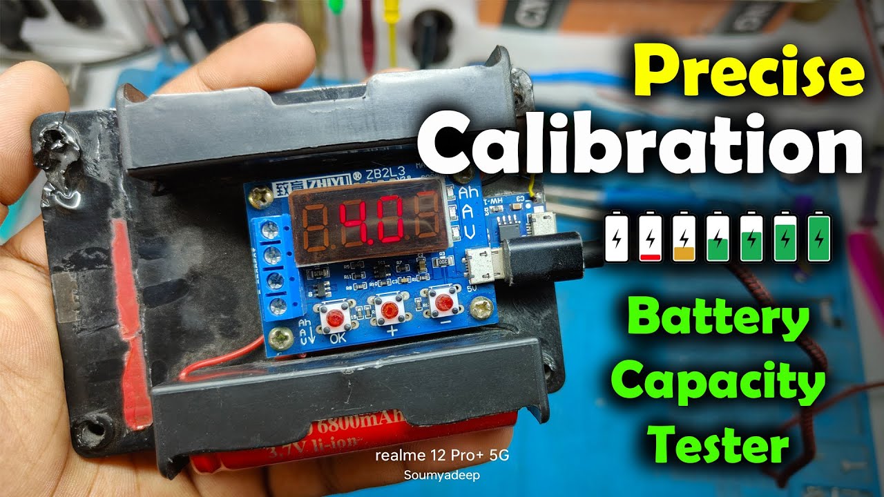 How to Calibrate zb2l3 battery capacity tester | ZB2L3 Battery Capacity ...
