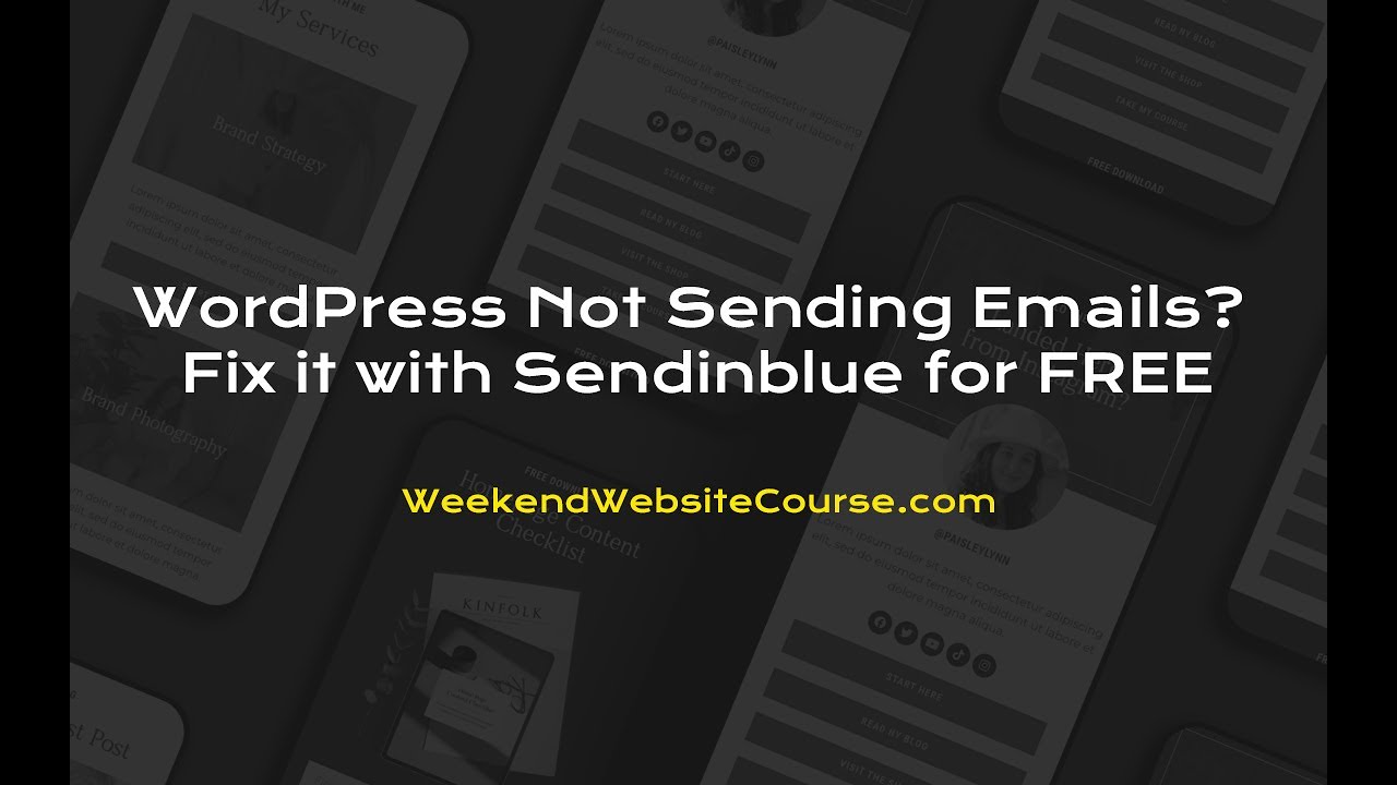 WordPress Site Not Sending Emails? Fix it with Sendinblue for FREE ...