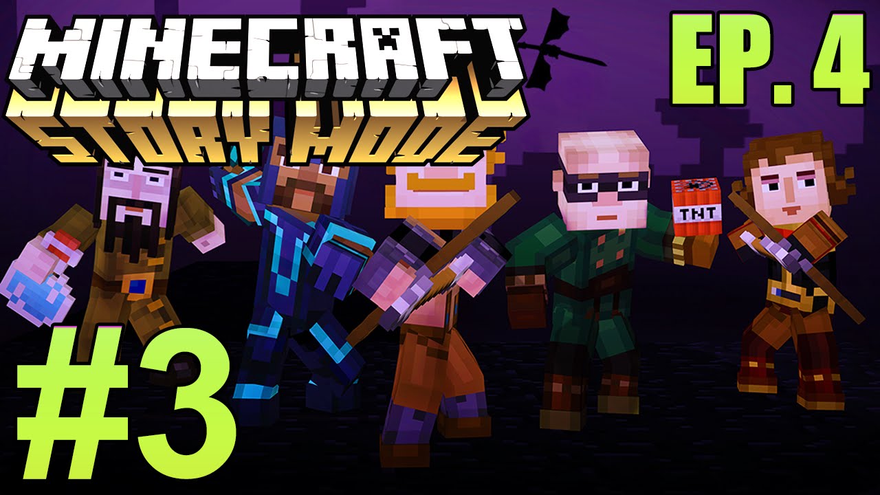 Minecraft: Story Mode: Episode 4 "A Block And A Hard Place" Part 3 ...