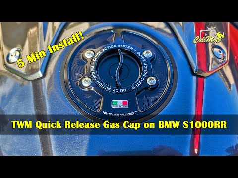 2022 BMW S1000RR TWM Schnellverschluss-Tankdeckel 5 Minuten Installation