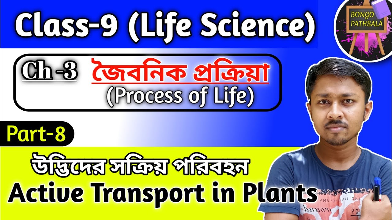 Class 9 Life Science Chapter 3 (Part 8) | Photosynthesis | Transport ...
