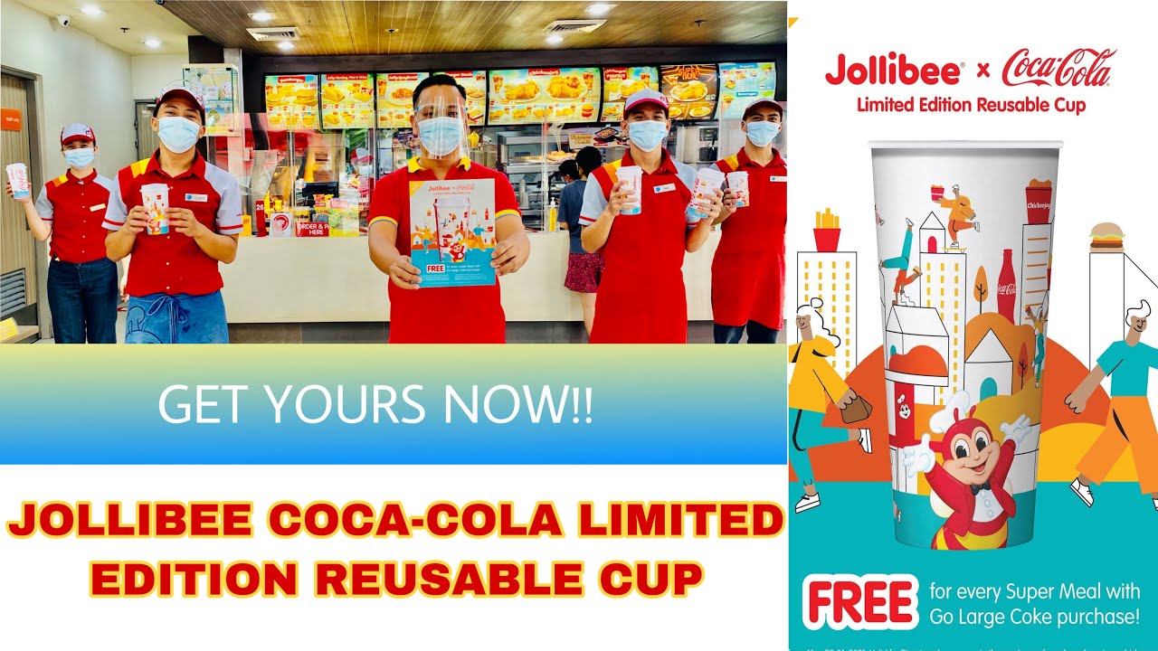 Jollibee x Coca-Cola Reusable Cup Limited Edition I Jollibee Limited ...