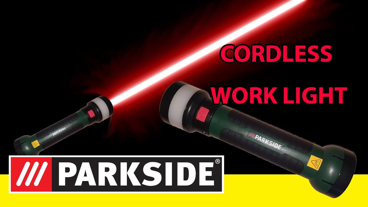 Parkside Lightsaber? Cordless Work Light - Unboxing - YouTube
