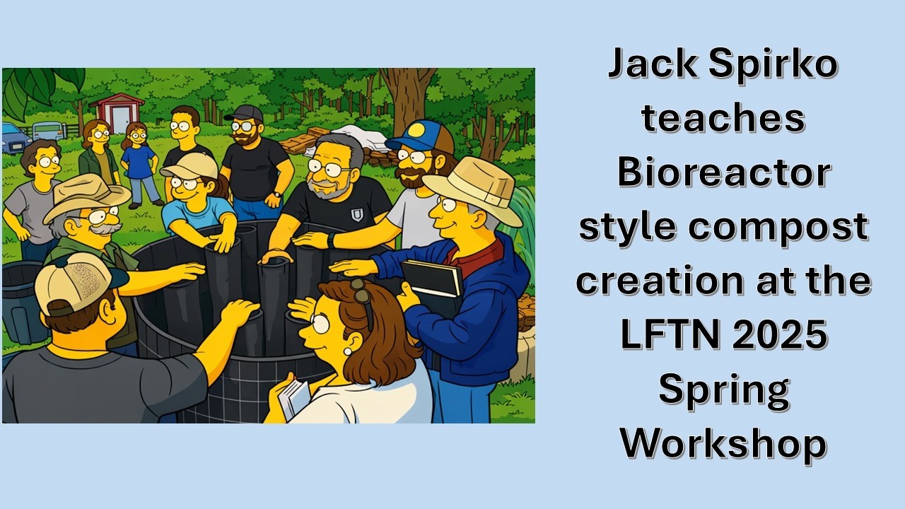 Jack Spirko teaches as students build a Johnson Sue Bioreactor Compost ...