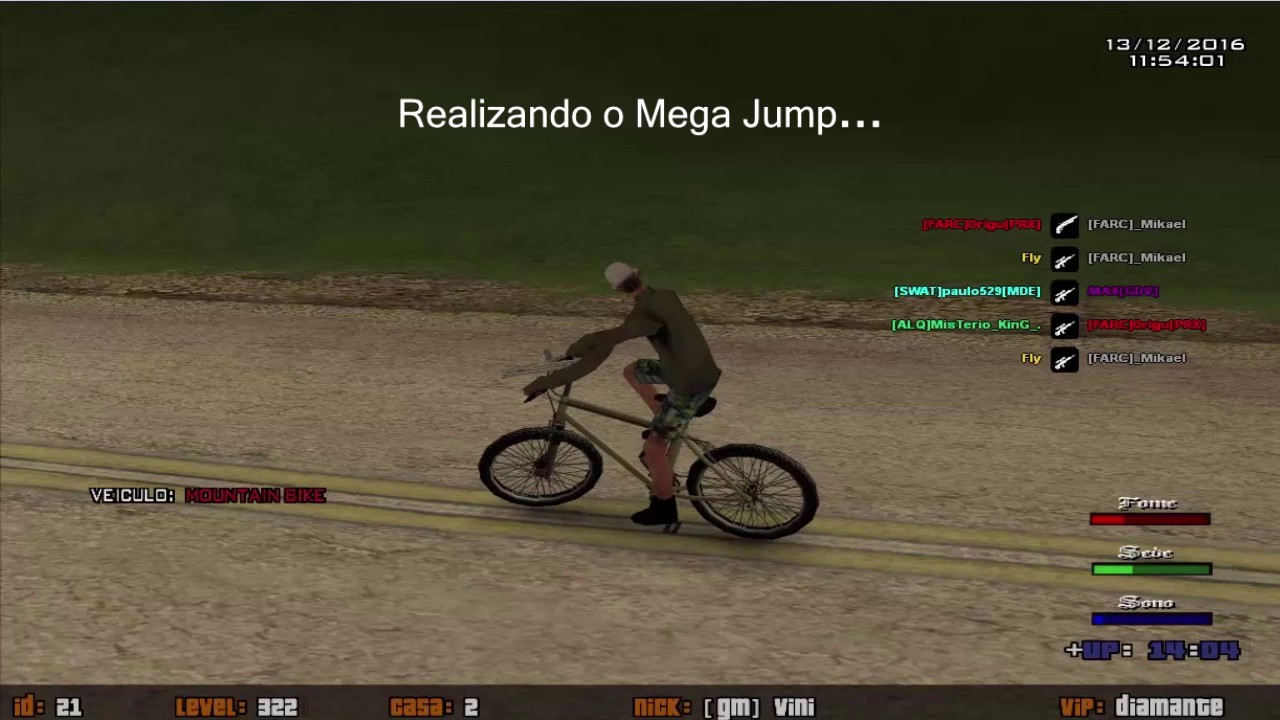 Mega Jump Com Bike GTA - SAMP - YouTube