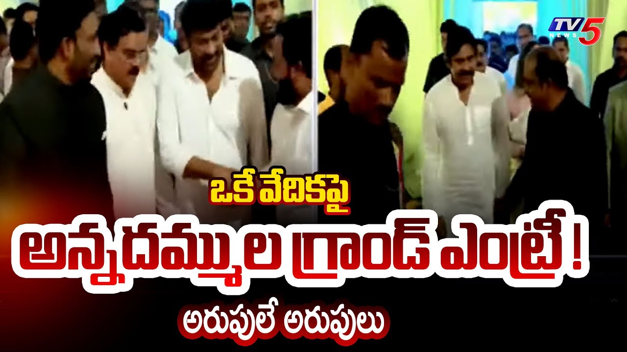 Mega Brothers Grand Entry At BIG -C Owner Balu Chowdary Daughter ...