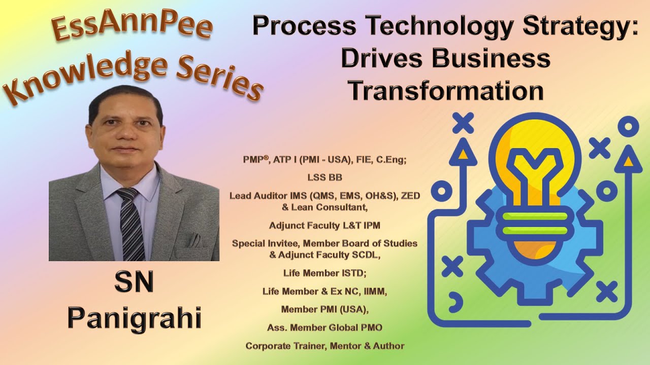 Process Technology Strategy (PTS) : Drives Business Transformation ...