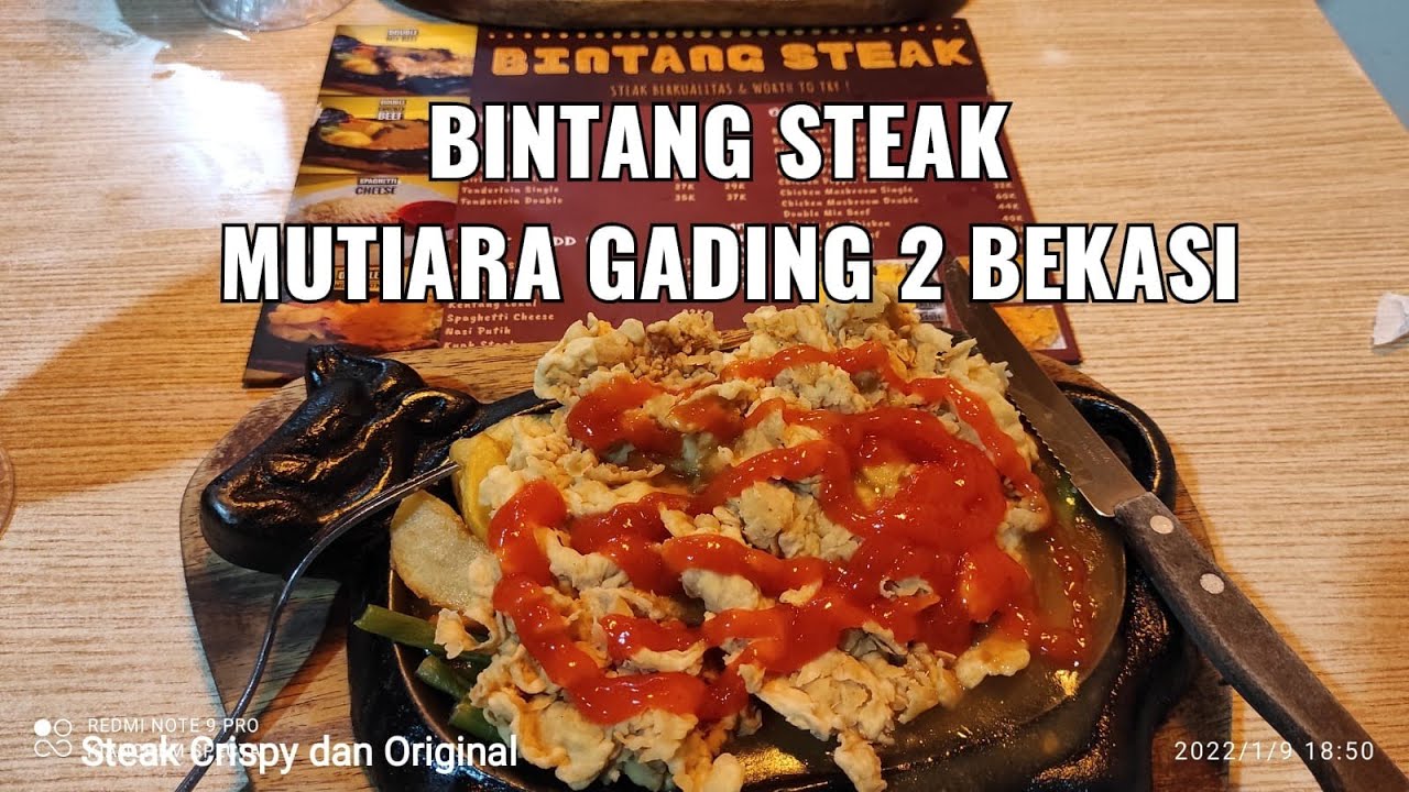 Steak Krispy & Steak Original di Bintang Steak Vila Mutiara Gading 2 ...
