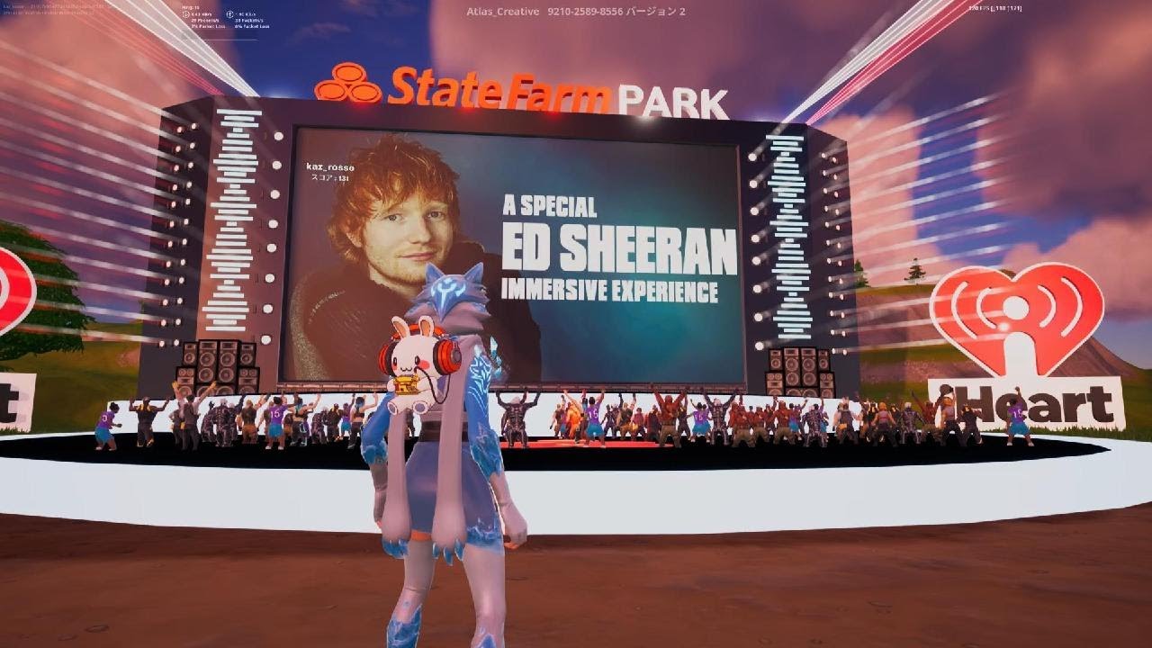 【Fortnite】ED SHEERAN IN IHEARTLAND フォートナイト - チャプター4シーズン4【PS5】2023.10.06 ...