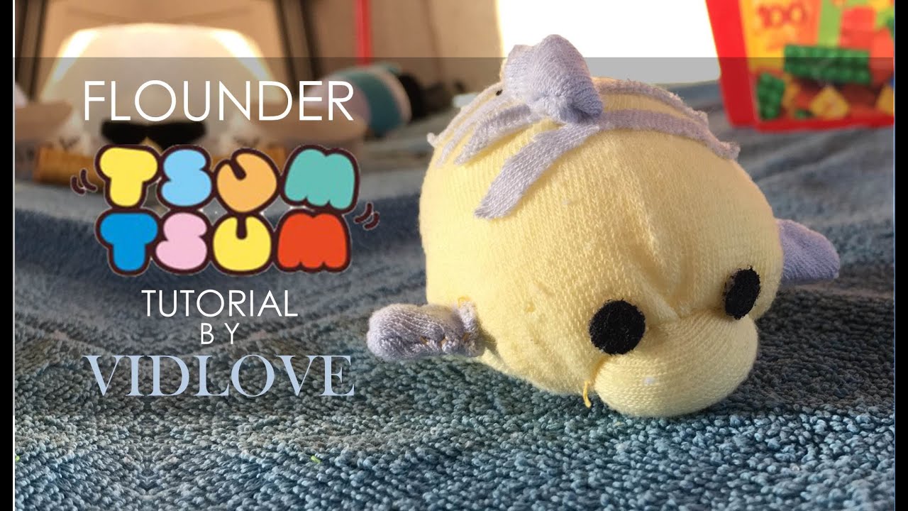 TSUM TSUM Flounder - Tutorial - YouTube