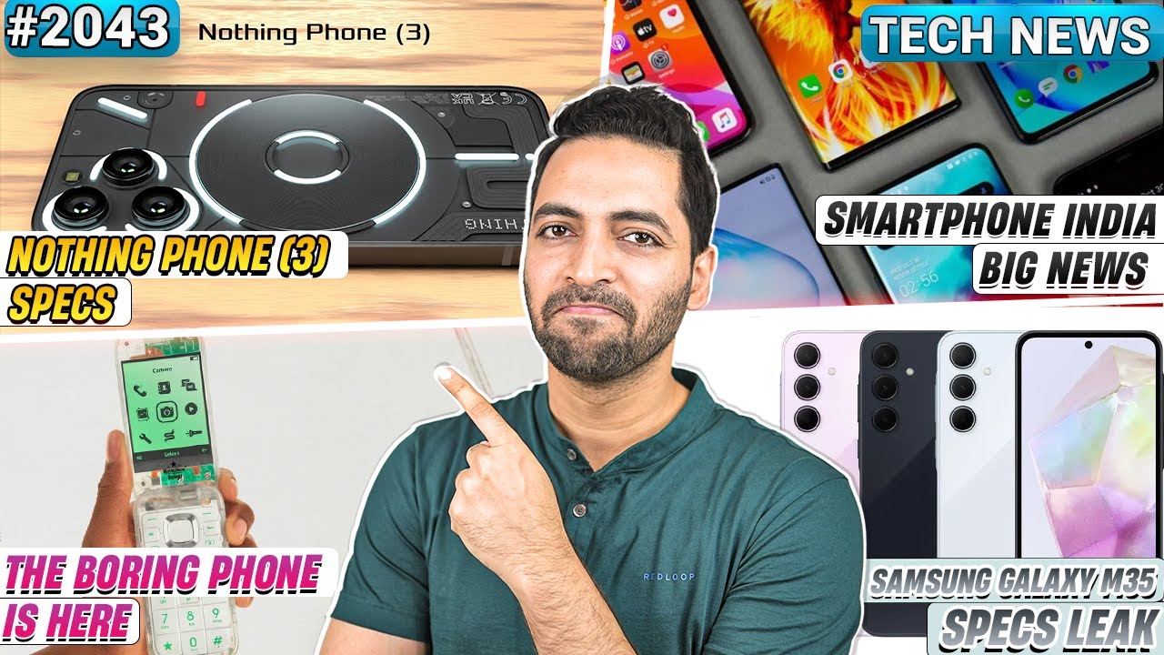 Nothing Phone (3) Specs,The Boring Phone,Smartphone India Big News ...