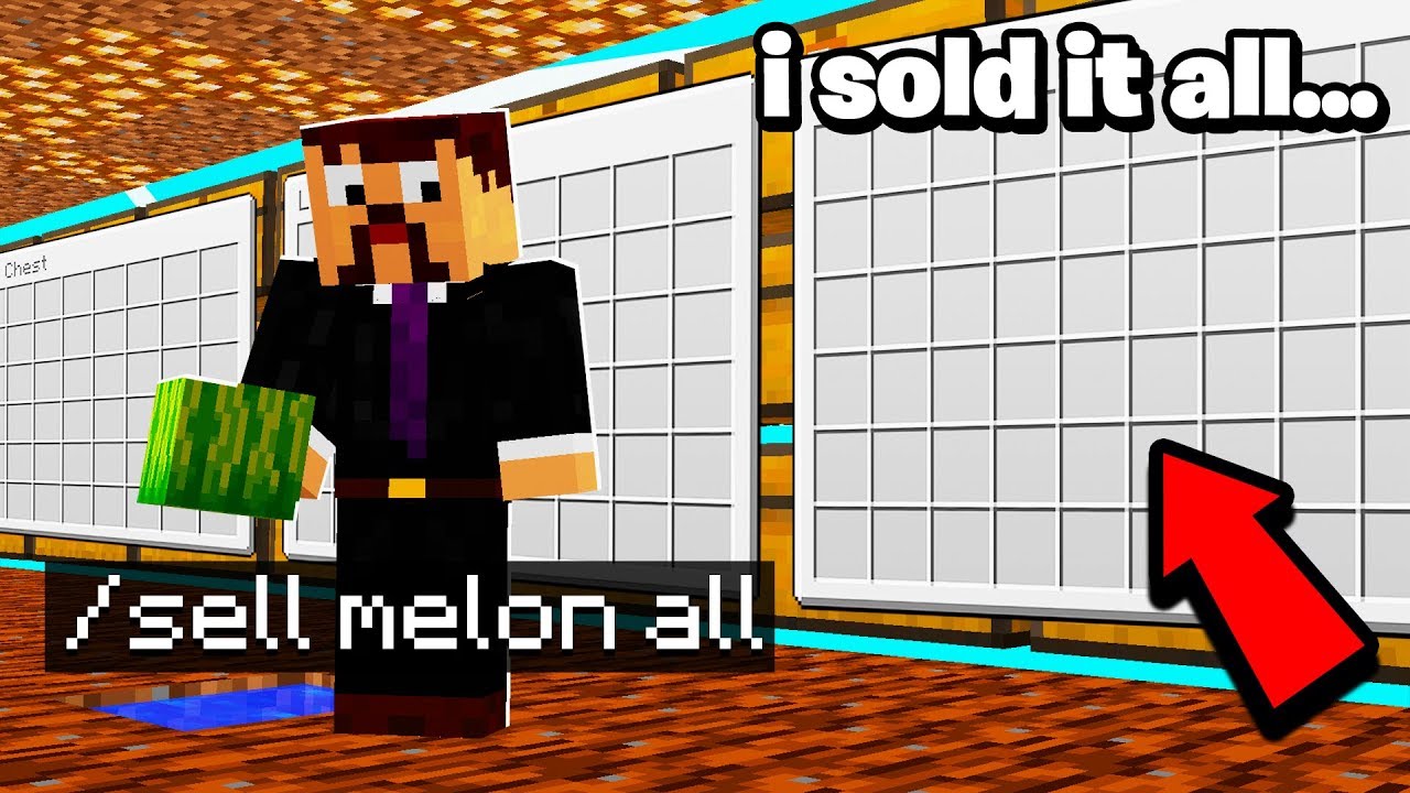 I found someones HUGE Minecraft Melon Farm base..what i did next was a ...