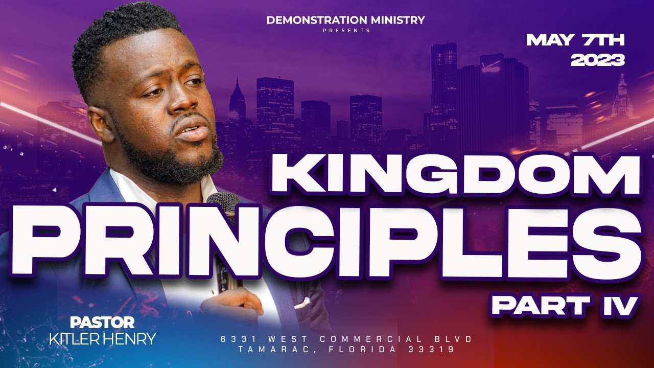 SUNDAY SERVICE || MESSAGE TITLE: KINGDOM PRINCIPLES - PART IV || PASTOR ...