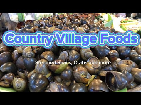 Most popular Cambodian Country Village Foods and Snack with Steamed ...