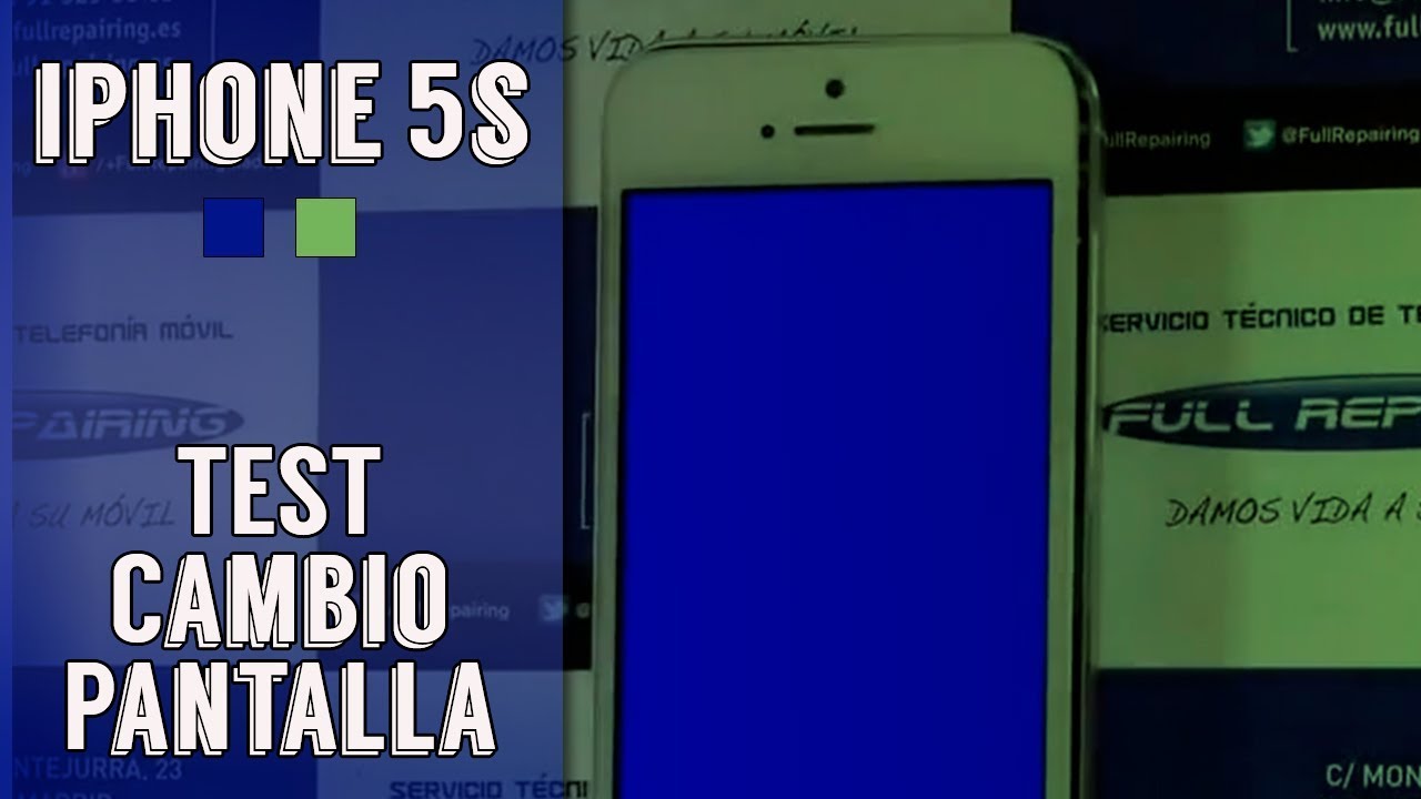 Solucion!! iPhone 5s manzana + pantalla azul tras cambiar la pantalla ...