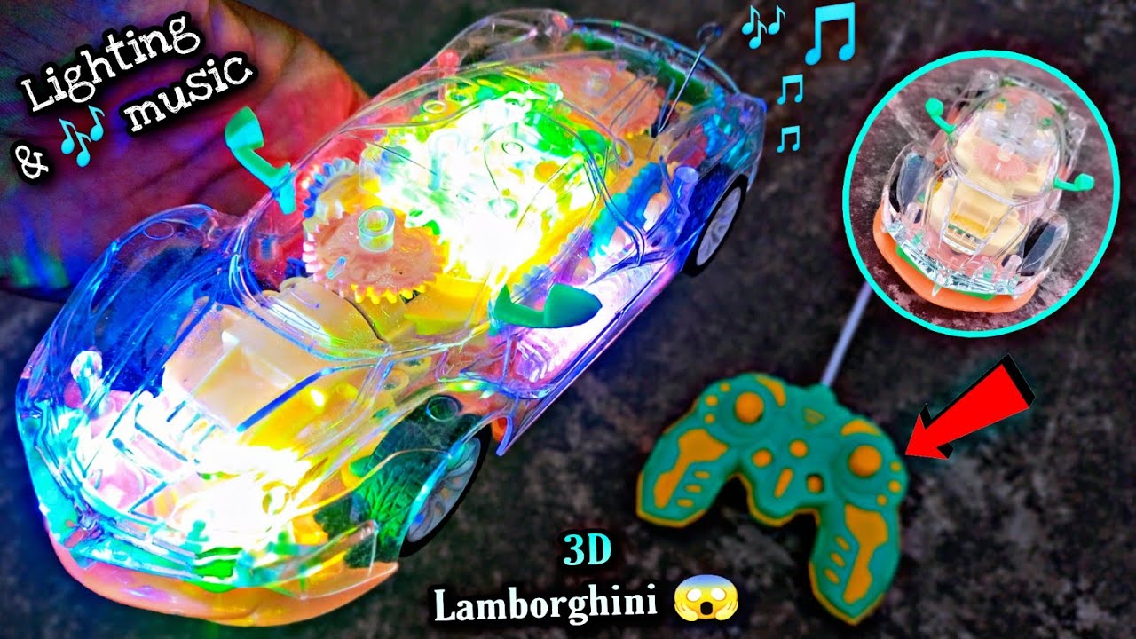 RC machinical gear Transparent car unboxing & testing | RC 3D high ...