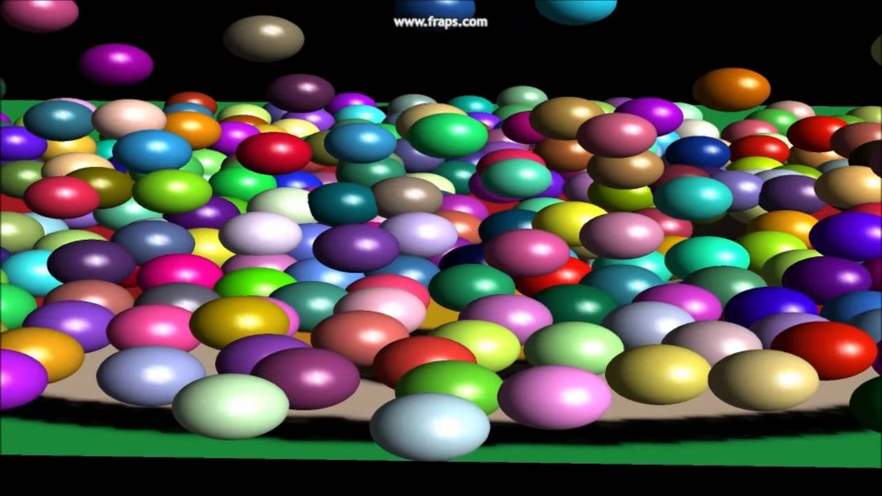 LWJGL+JOCL: Bouncing spheres on elastic surface(opencl-opengl ...