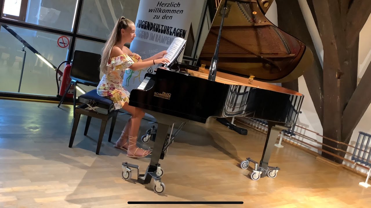 Palina Angelina Gerber „Sonett“ on Piano - my concert - YouTube