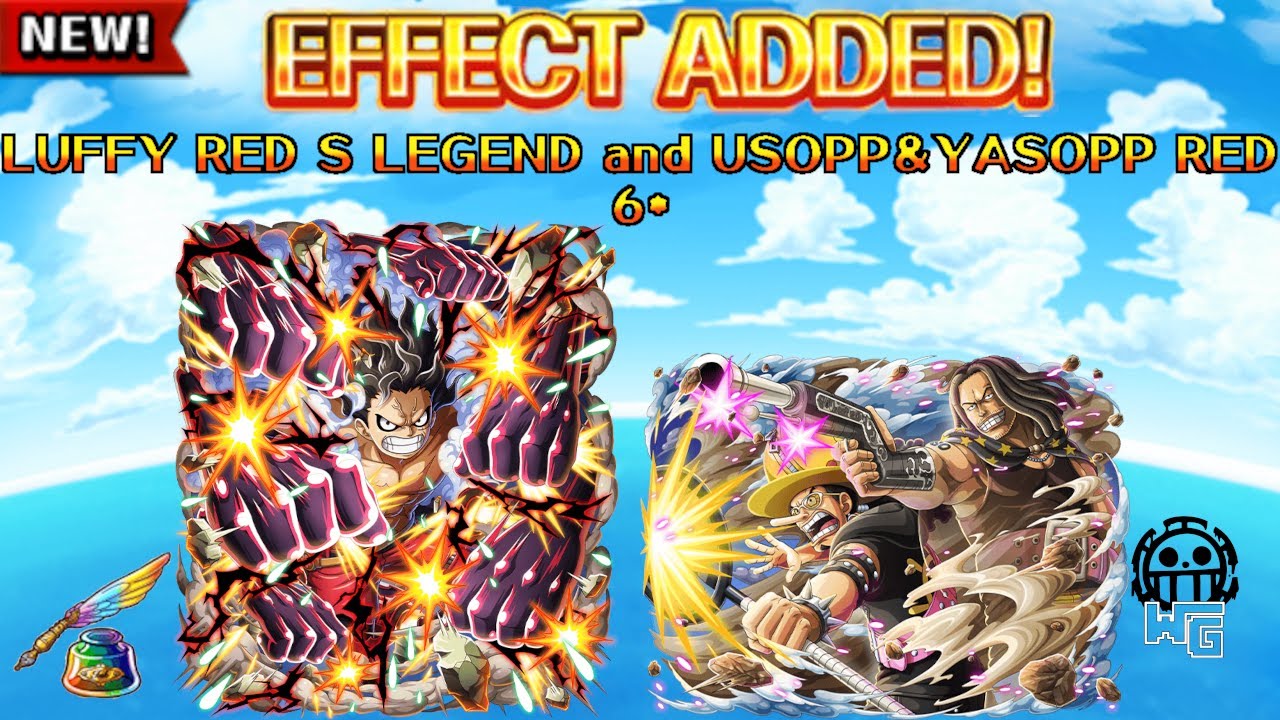 NEW INK EFFECTS: LUFFY SUPER LEGEND (RED) and USOPP&YASOPP DUAL LEGEND ...