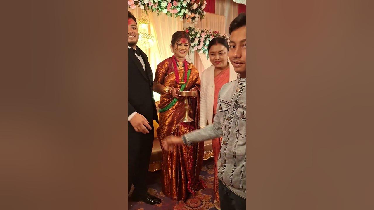 Nepali wedding # reception # video # short - YouTube