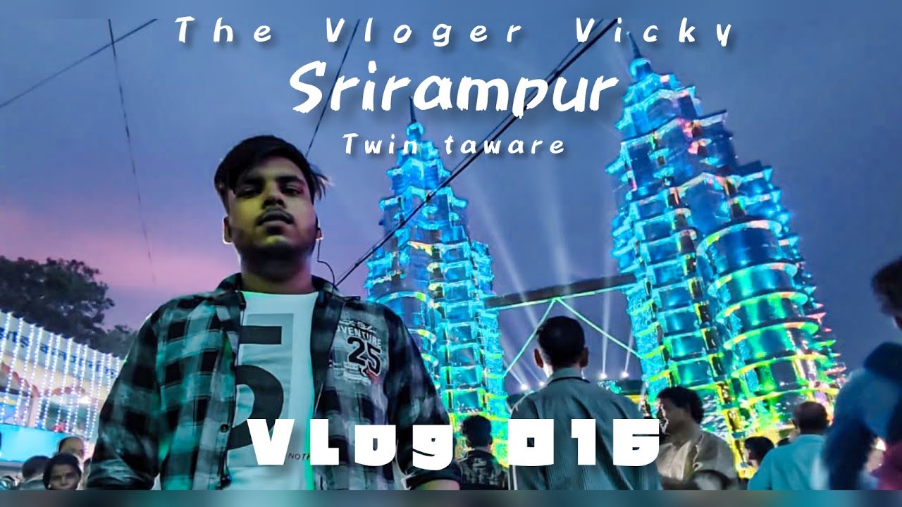 Srirampur twin tower Durga Puja 2022 | Durga puja 2022 | The Vloger ...