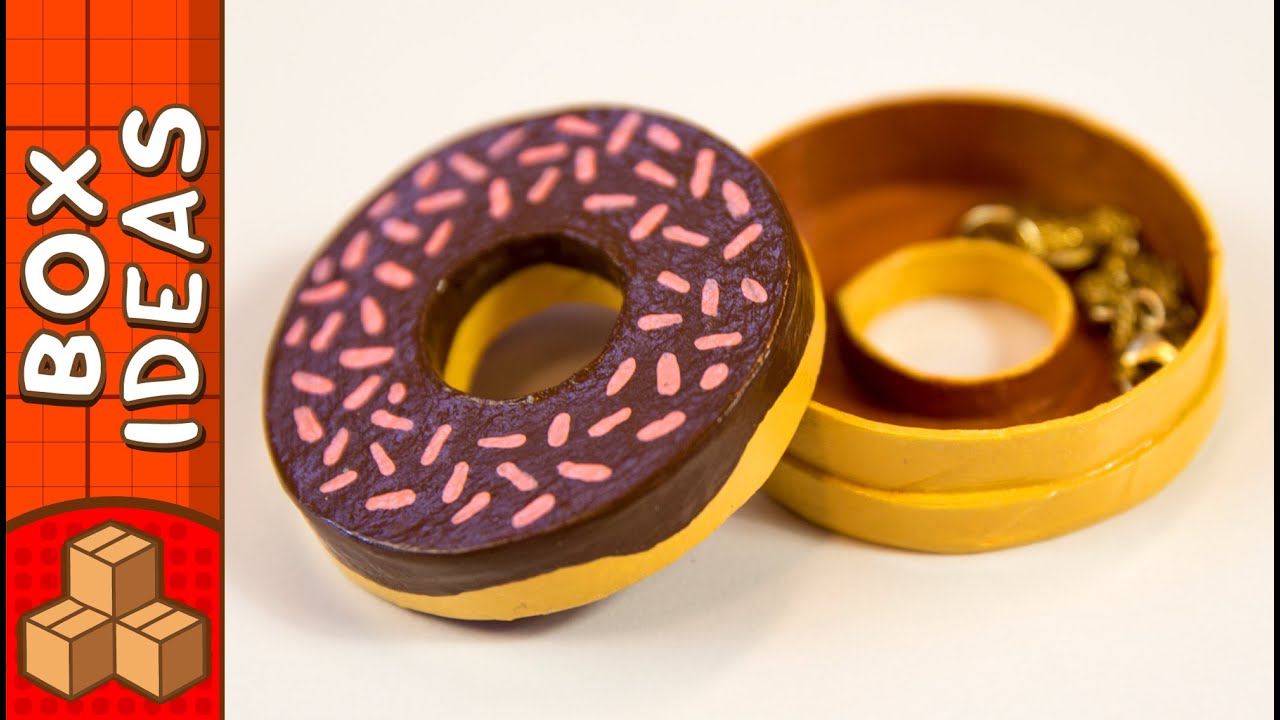 DIY Miniature Doughnut Gift Box | Craft Ideas For Kids on BoxYourself ...