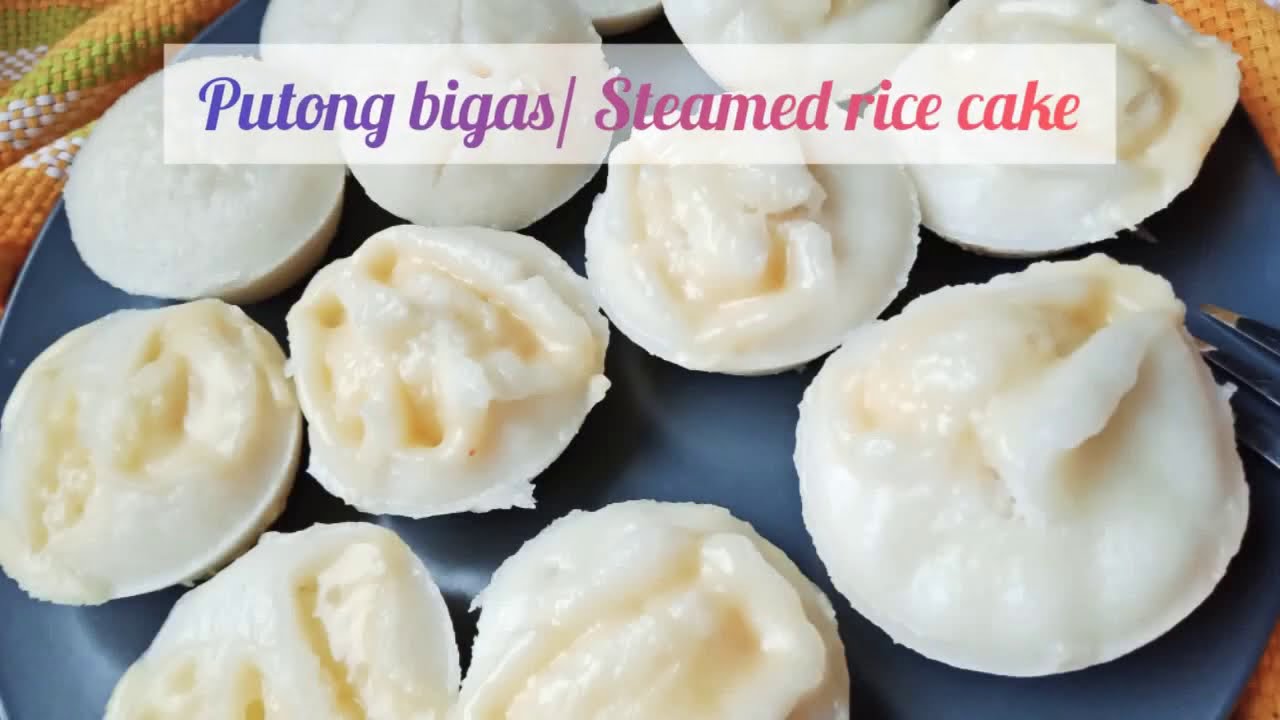 Putong bigas/ Steamed Rice Cake! - YouTube
