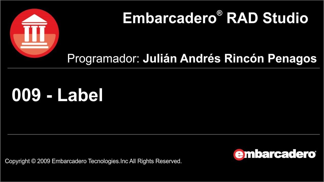 Delphi 009 ¿Qué es un Label?, ¿Cómo crear un Label en tiempo de ...